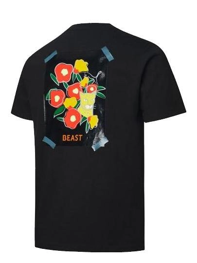 PUMA X The Beast T-shirt 'tiger Rose - Black