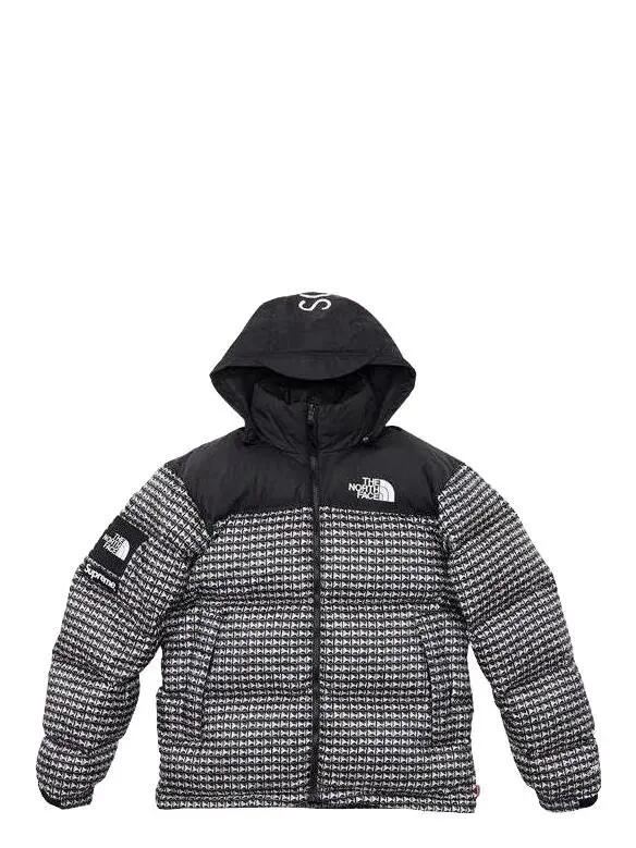 Supreme X The North Face Studded Nuptse Jacket - Black/white