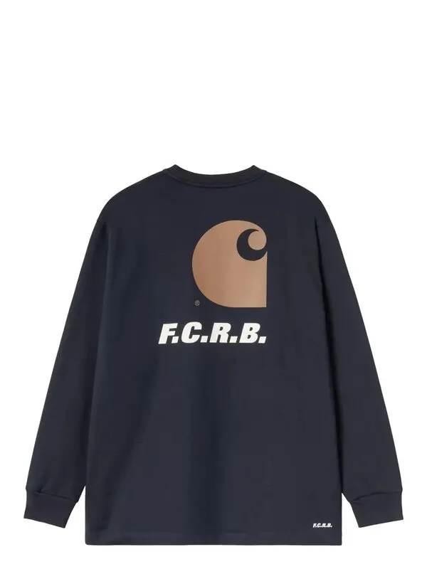 Carhartt Work In Progress X F.c.real Bristol Pocket L/s T-shirt - Blue