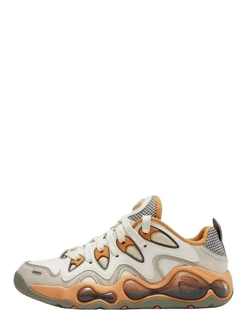 FILA FUSION Vertical Athletic Sneakers - White/orange/grey
