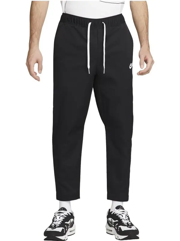 Nike Club Woven Tapered-leg Pants - Black