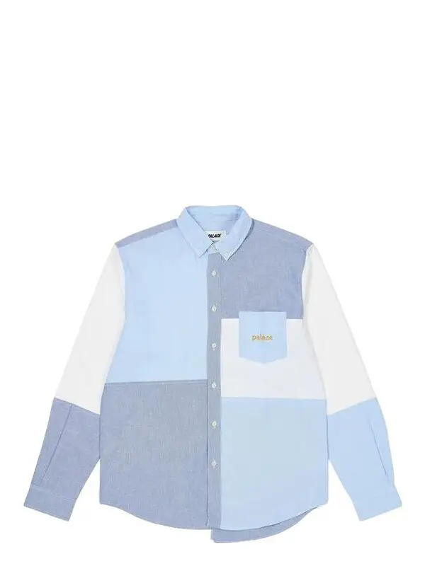 PALACE Oxford Shirt 'multi - Multi Blue