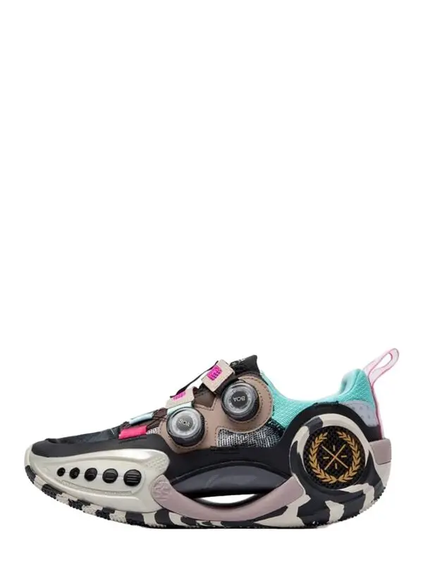 LI-NING Way Of Wade High-top Sneakers - Black/blue/pink
