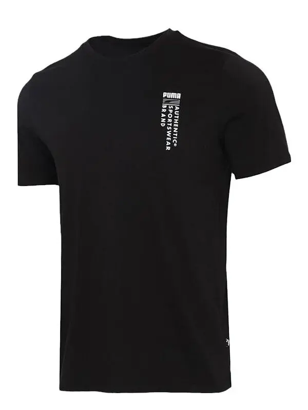 PUMA Casual Graphic T-shirts - Black