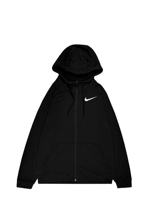 Nike Knit Hooded Zipper Jacket - Black