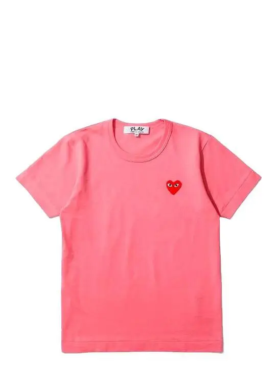 Play Comme Des Garcon Logo T-shirt - Pink