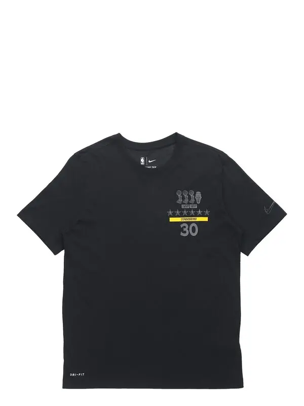 Nike Dri-fit Mvp Stephen Curry Short Sleeve Tee - Black