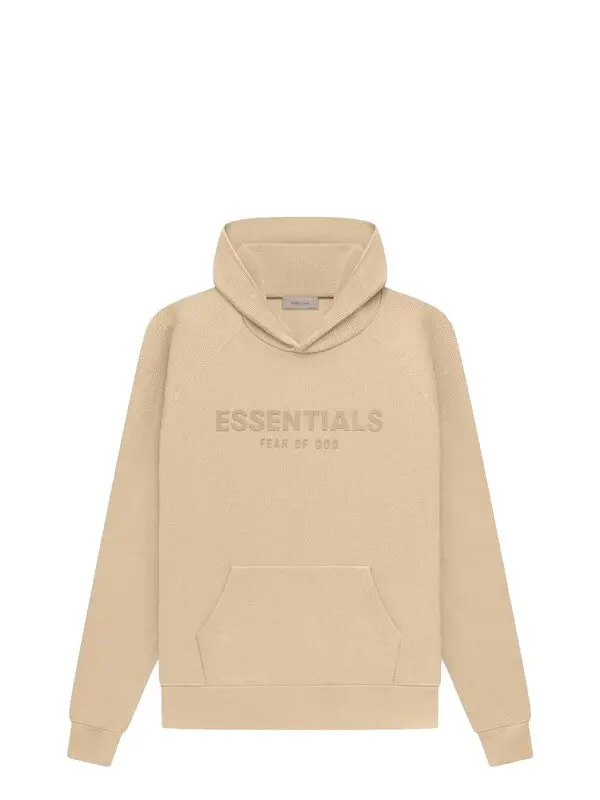Fear Of God Waffle Raglan Hoodie - Sand