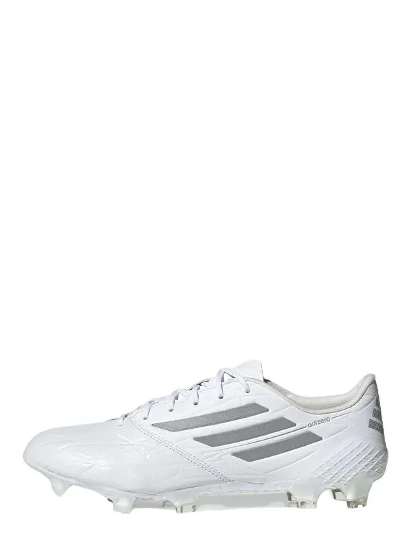 Adidas Adizero F50 4 Leather Fg - White/grey