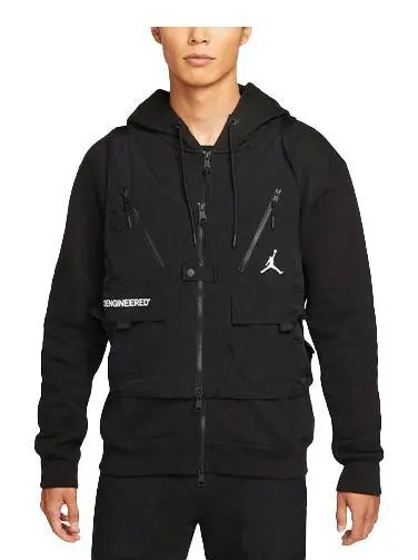 JORDAN Air Detachable Hooded Jacket - Black
