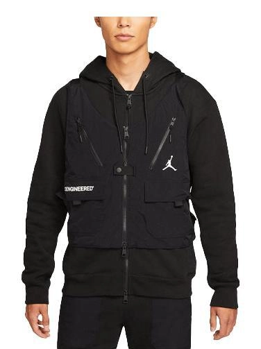 JORDAN Air Detachable Hooded Jacket - Black