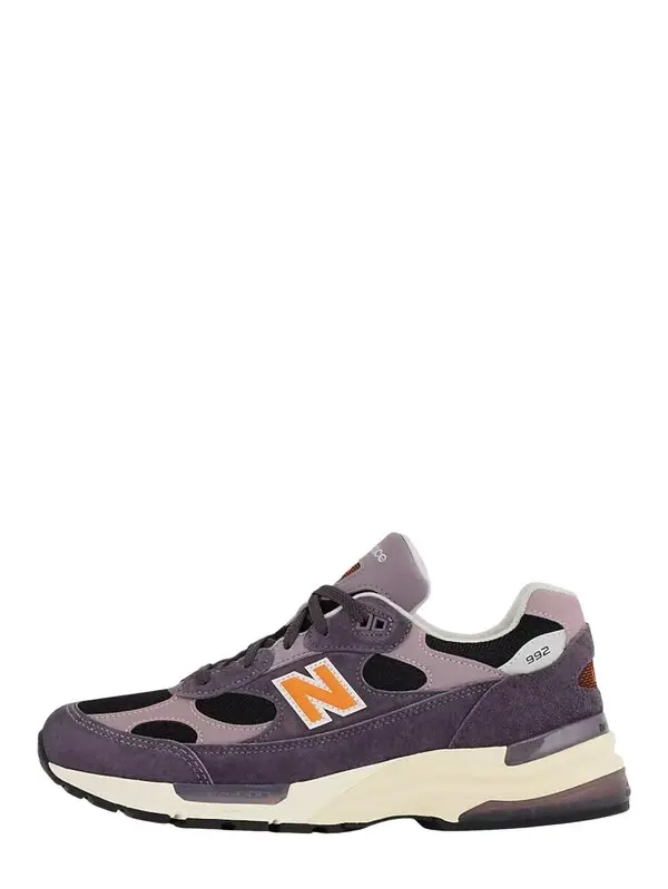 NEW BALANCE 992 "dark Ice Wine Black" Made In Usa - Dark Ice Wine/black