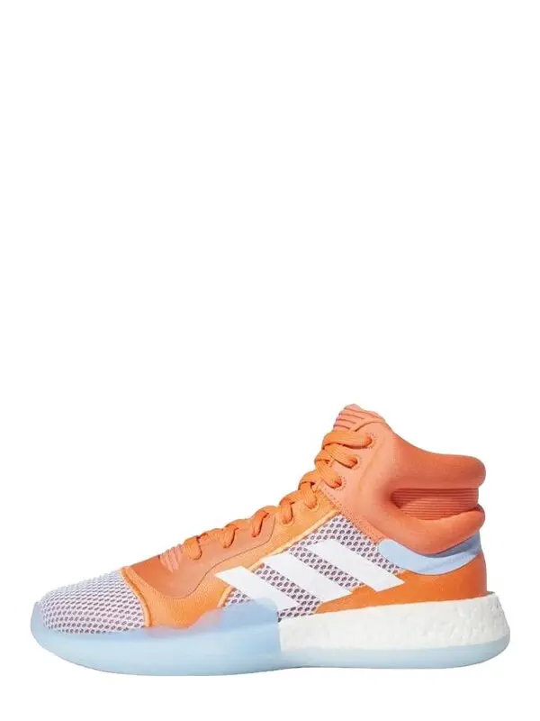 Adidas Marquee Boost High Top Sneakers - Orange/blue