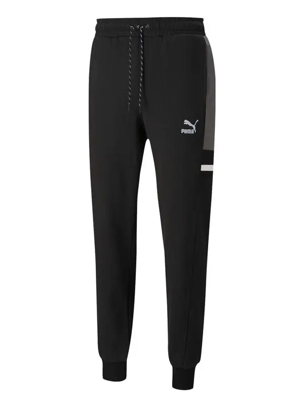 PUMA Logo Tape Pants - Black