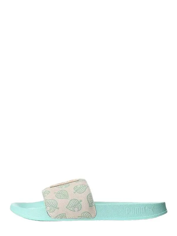 PUMA Animal Crossing X Leadcat Slides - Green