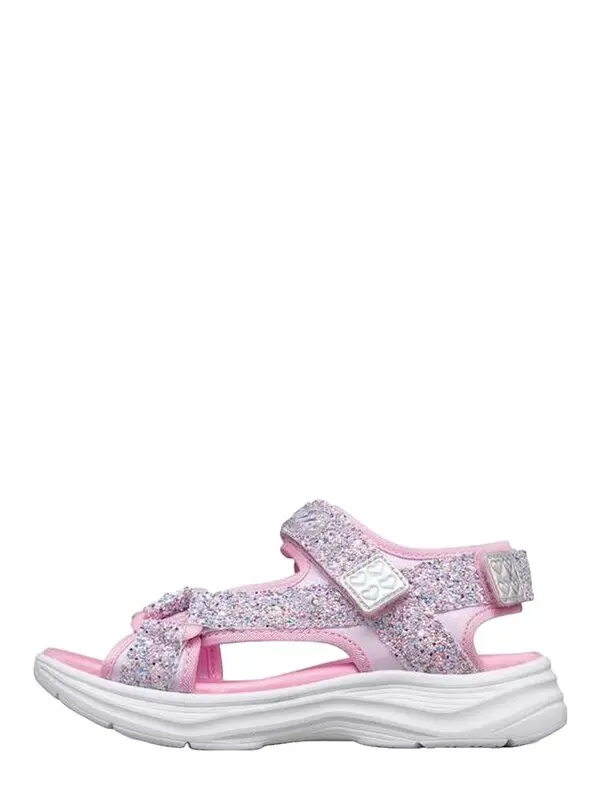 Sketchers Glimmer Kicks Sandals - Pink/silver