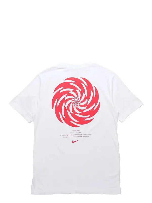 Nike Dri-fit Kyrie Logo Applique Basketball Tee - White
