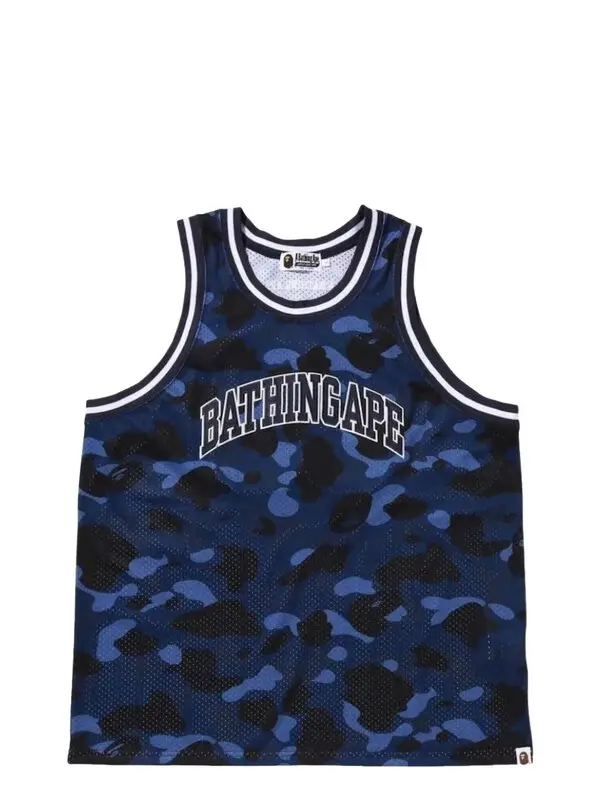 A BATHING APE Color Camo Jersey - Blue