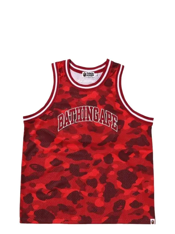 A BATHING APE Color Camo Jersey - Red