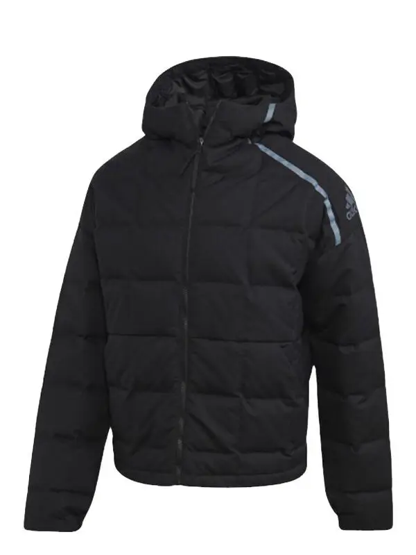 Adidas Down Feather Hooded Jacket - Default Color