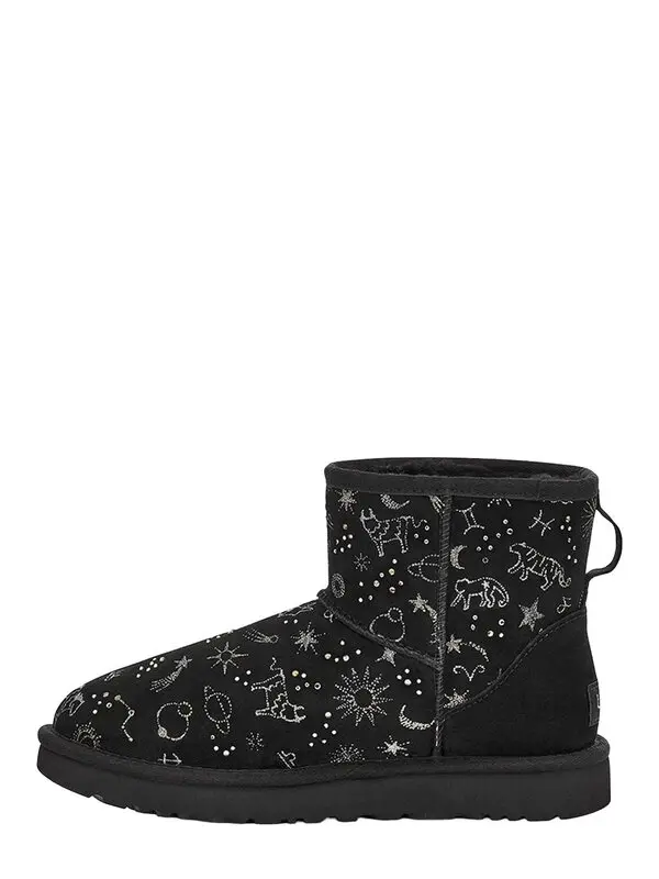 UGG Classic Zodiac Mini Boots - Black