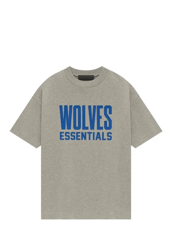 Fear Of God Nba Minnestota Timberwolves T-shirt 'grey Blue - Grey/blue
