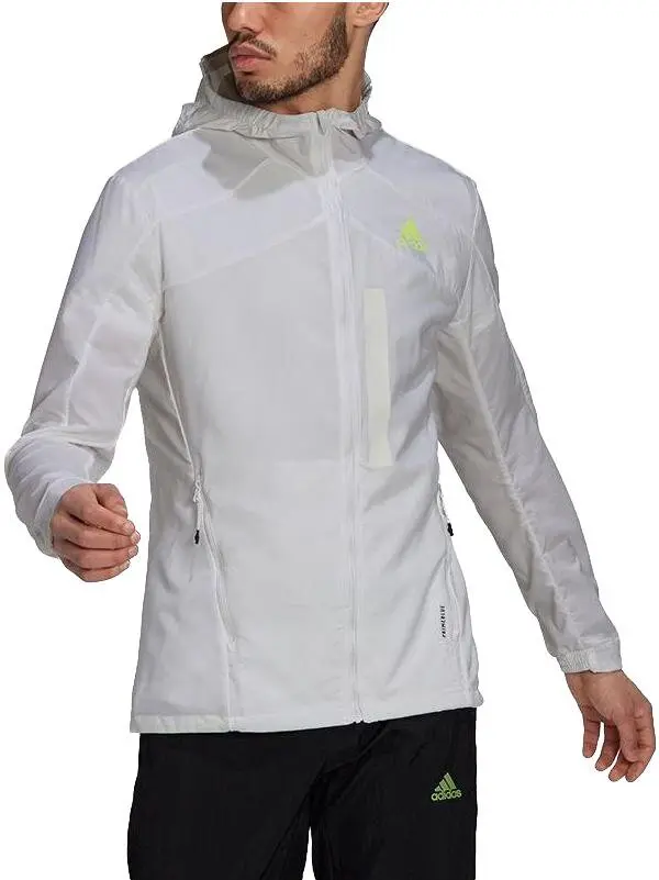 Adidas Hooded Jacket - White