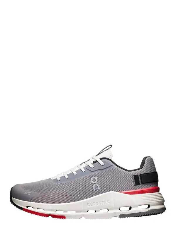 On Cloudnova Form 2 Sneakers - Fog/red