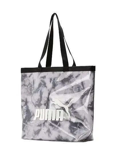 PUMA Core Transparent Tote Bag - Grey/black/white