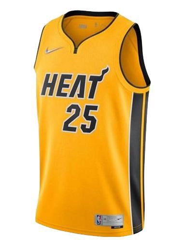 Nike X Nba Miami Heat Jersey 'kendrick Nunn 25 - Yellow