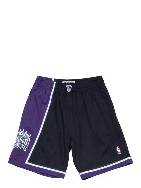 Mitchell & Ness Sacramento Kings Nba Swingman Shorts 2000-01 Road - Black/purple/white