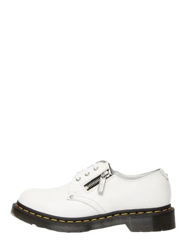 Dr. Martens 1461 Twin Zip Derby Shoes - White