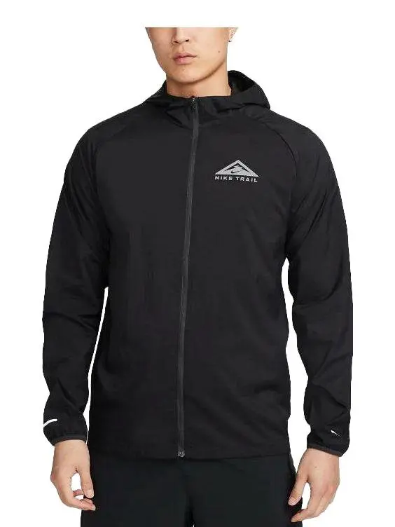 Nike Trail Aireez Lightweight Running Jacket - Black