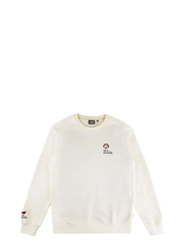 NEW BALANCE X Zero Per Zero Graphic Pullover - White/black/blue