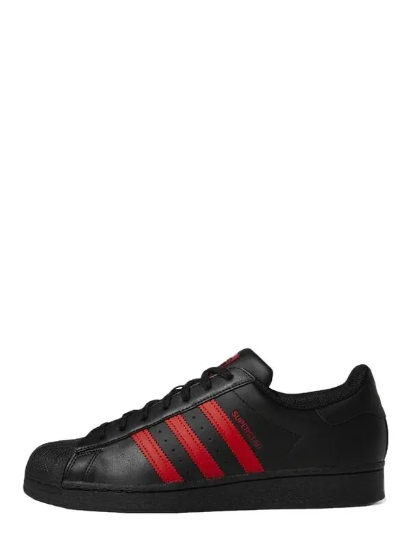 Adidas Superstar 'core Black Vivid Red - Black/red