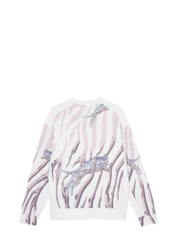 PUMA X Sorayama Graphic Sweatshirt - White/pink/sliver