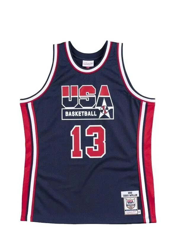 Mitchell & Ness Chris Mullin 1992 Team Usa Basketball Authentic Jersey - Blue