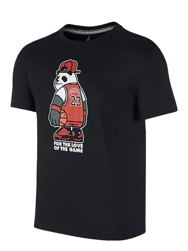 JORDAN Double Eleven Panda Tee 'black White - Black/white