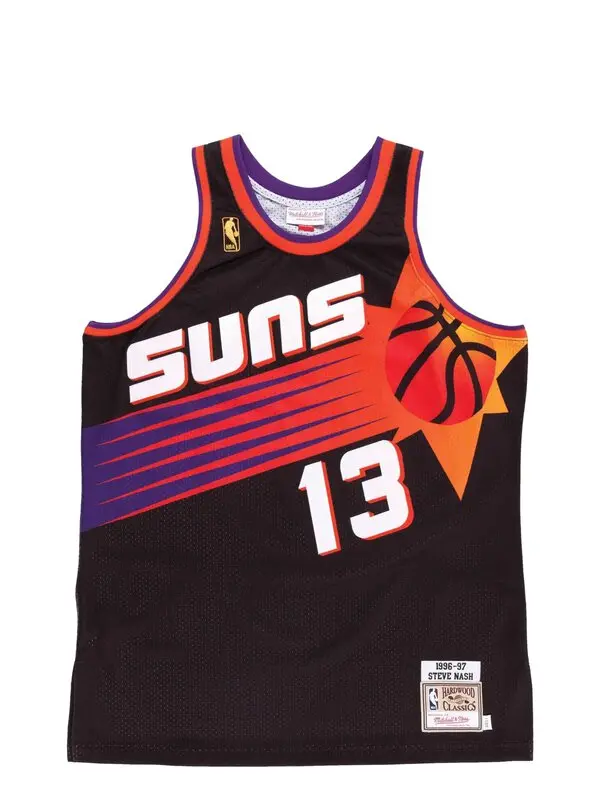 Mitchell & Ness X Nba Phoenix Suns 1996-97 Road Jersey 'steve Nash 13 - Black