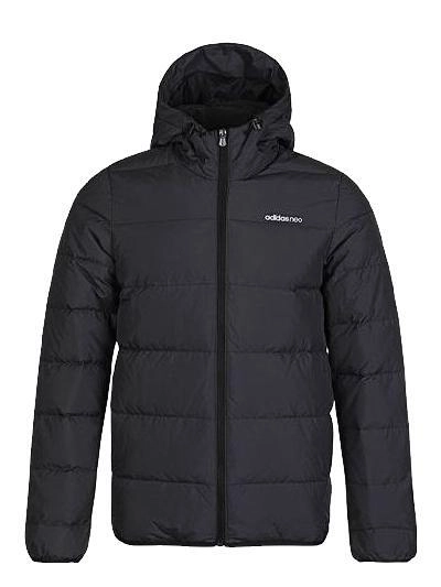 Adidas Neo Down Jacket With Hood - Black