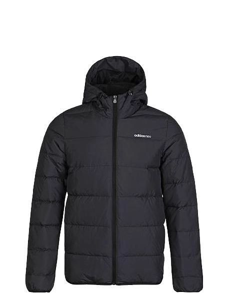 Adidas Neo Down Jacket With Hood - Black