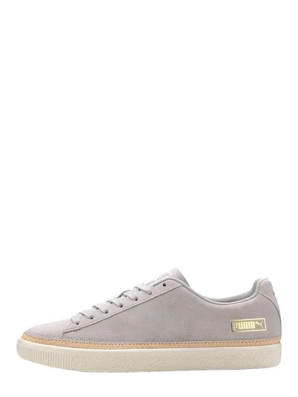 PUMA Suede Trim Dlx Low Top Sneakers - Grey