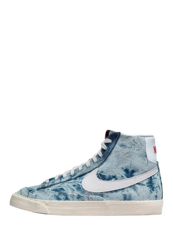 Nike Blazer Mid '77 "washed Denim - Blue/white
