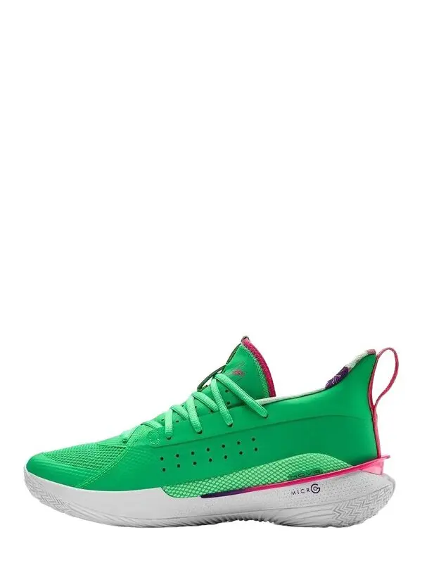 Under Armour Curry 7 "vapor " Athletic Sneakers - Green