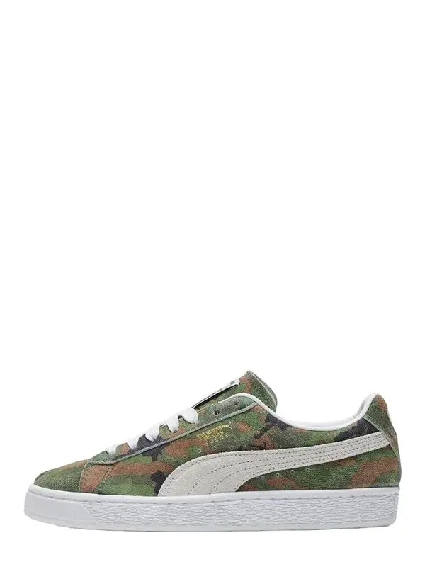 PUMA Suede Classic Ambush Dachshund Camo Low Top Sneakers - Green