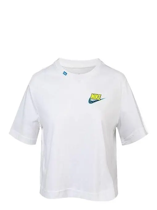 Nike Graphic Cropped T-shirt - White