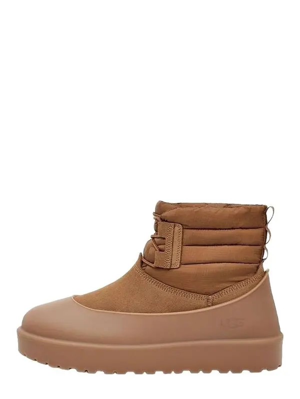 UGG Classic Mini Lace-up Weather Boot - Chestnut