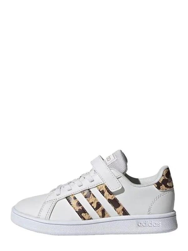Adidas Neo Grand Court 'white Leopard' Sneakers - White/leopard