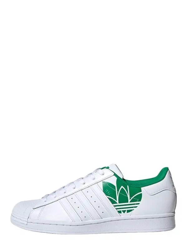 Adidas Superstar "trefoil Print" Sneakers - White