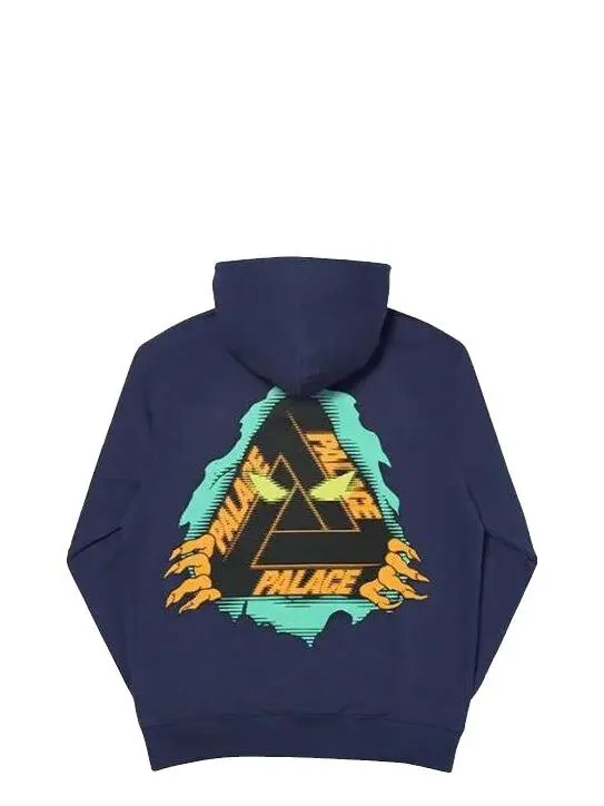 PALACE Halloween Triangle Logo Hoodie - Cyan